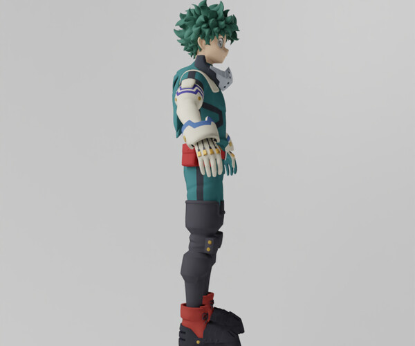 ArtStation - Izuku "My Hero Academia" Lowpoly Rigged | Resources