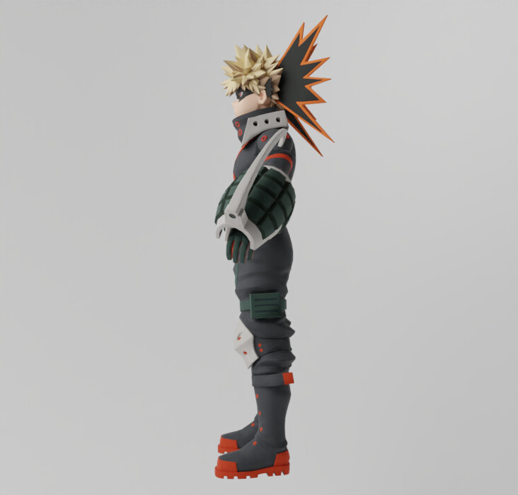 ArtStation - Katsuki "My Hero Academia" Lowpoly Rigged | Resources