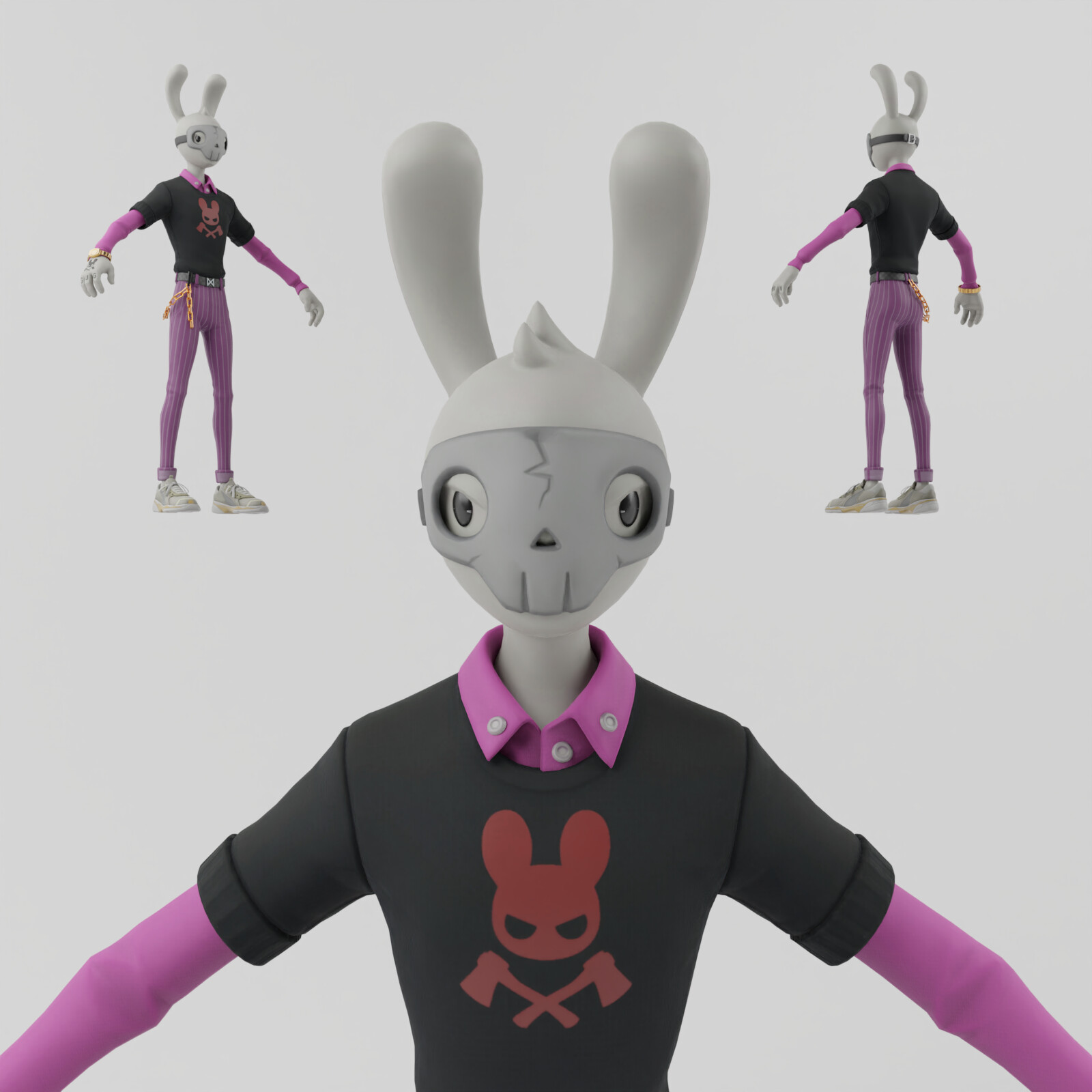 ArtStation - Guggimon Lowpoly Rigged | Resources