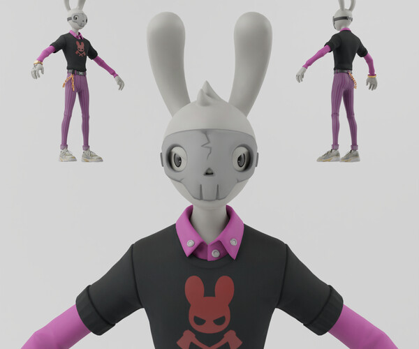 ArtStation - Guggimon Lowpoly Rigged | Resources