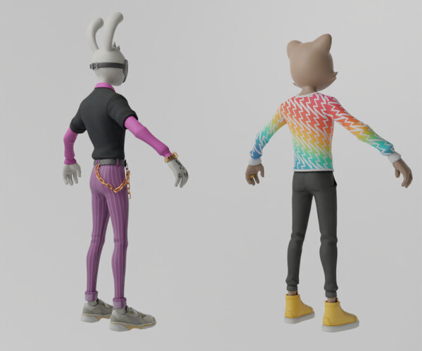 ArtStation - Guggimon N Janky Lowpoly Rigged | Resources