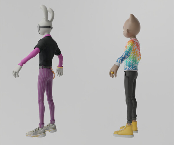 ArtStation - Guggimon N Janky Lowpoly Rigged | Resources