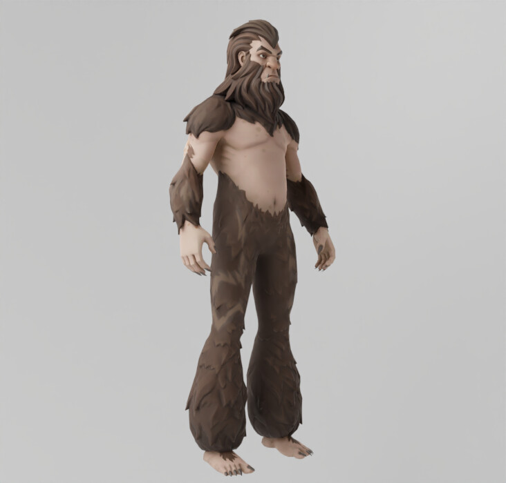 ArtStation - Big Foot Lowpoly RIgged | Resources
