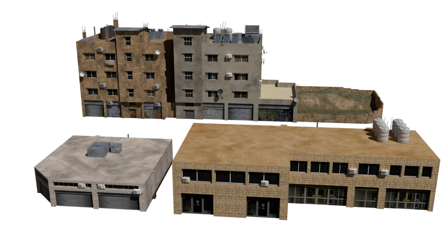 ArtStation - 24 arabian middle east buildings Collection | Resources