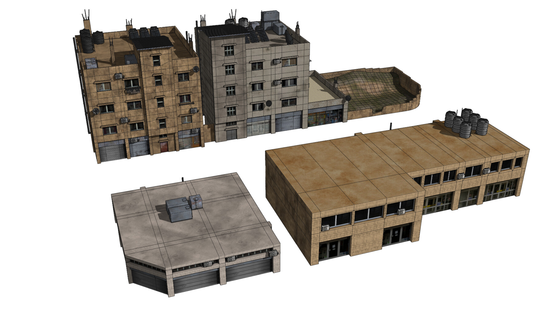 ArtStation - 24 arabian middle east buildings Collection | Resources