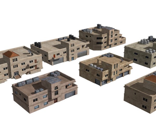 ArtStation - 24 arabian middle east buildings Collection | Resources