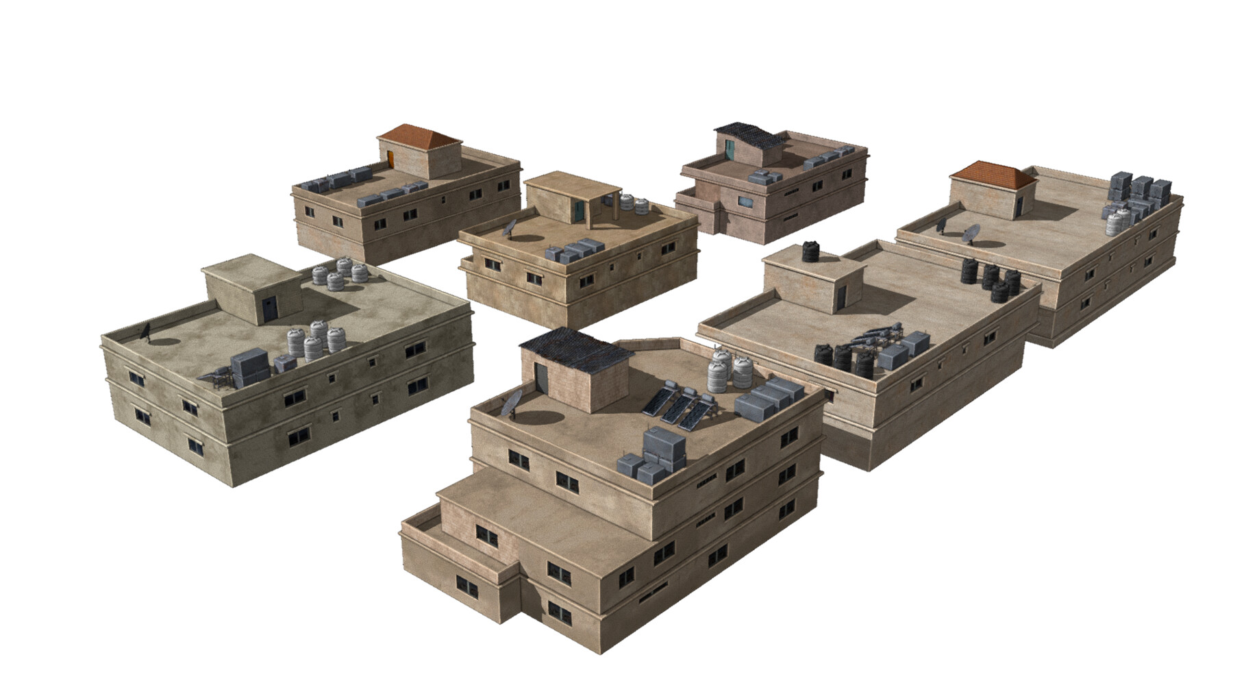 ArtStation - 24 arabian middle east buildings Collection | Resources