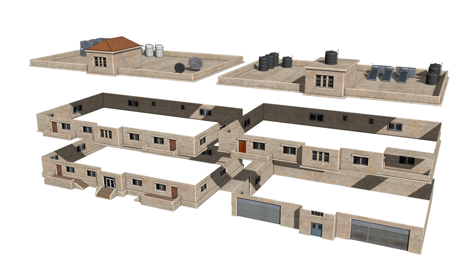 ArtStation - 24 arabian middle east buildings Collection | Resources