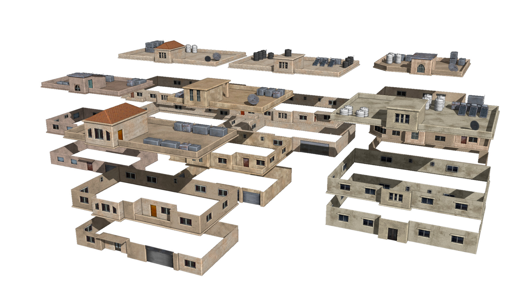 ArtStation - 24 arabian middle east buildings Collection | Resources