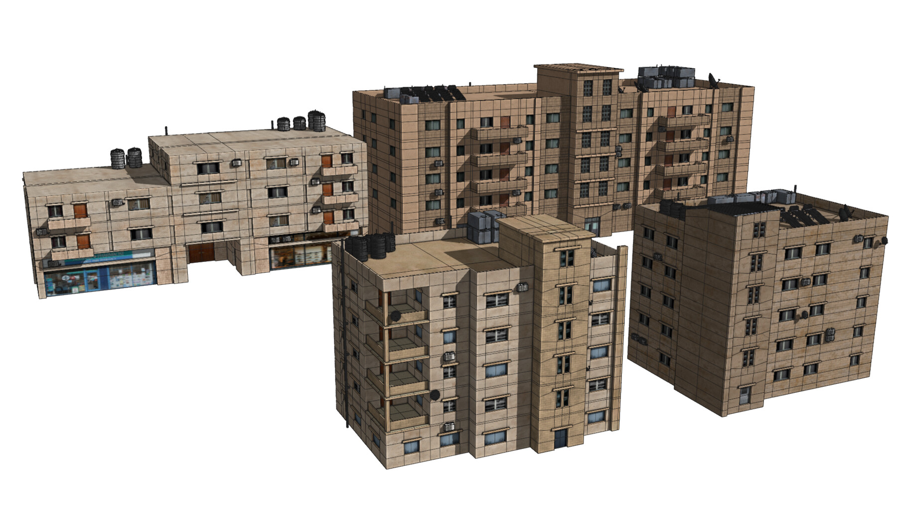 ArtStation - 24 arabian middle east buildings Collection | Resources