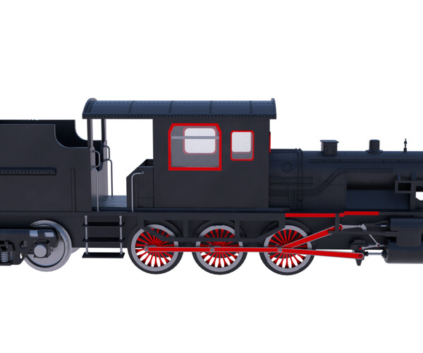 ArtStation - steam train engine | Game Assets