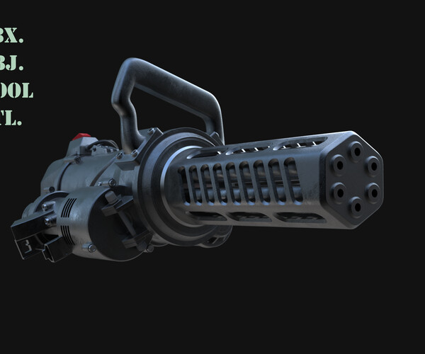 ArtStation - Minigun - omsx | Resources