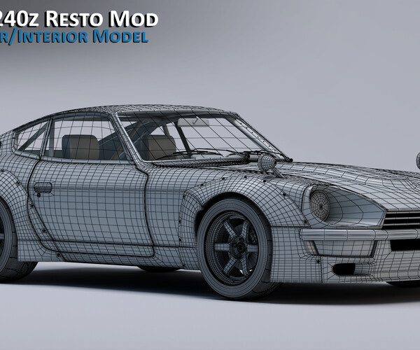 ArtStation - Datsun 240z Resto Mod | Resources