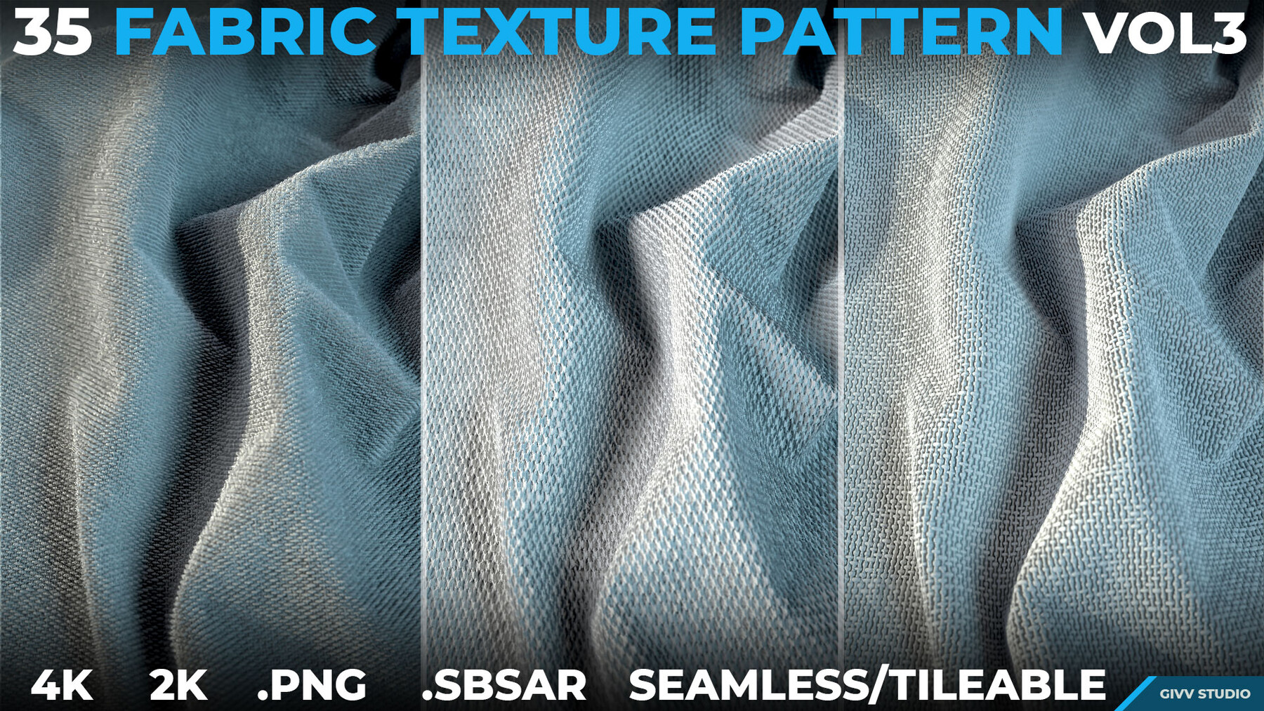 ArtStation - 35 Fabric Texture Pattern Vol 3 (4k/2k/.sbsar/.png ...