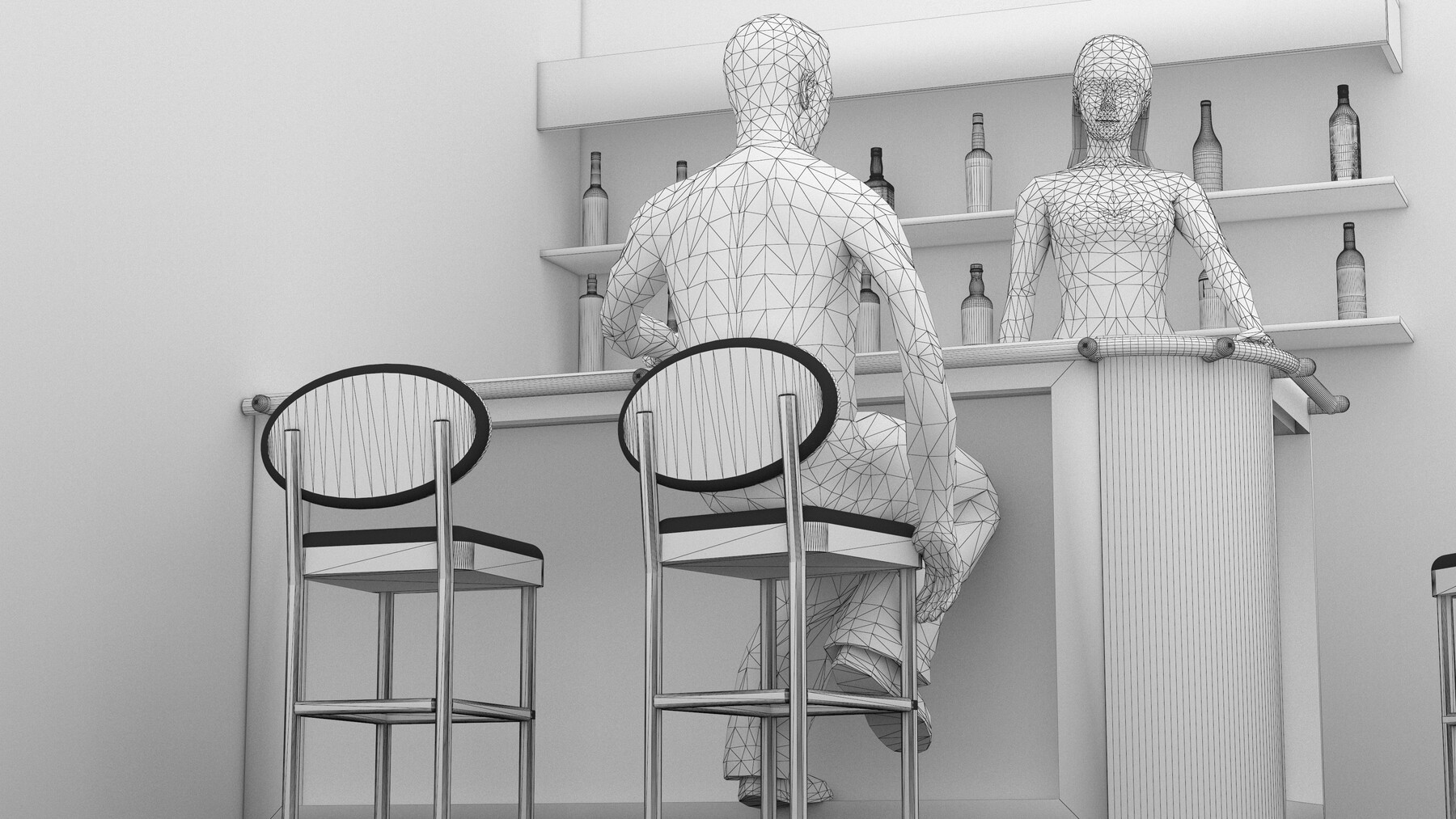 ArtStation - American Bar 4K | Resources