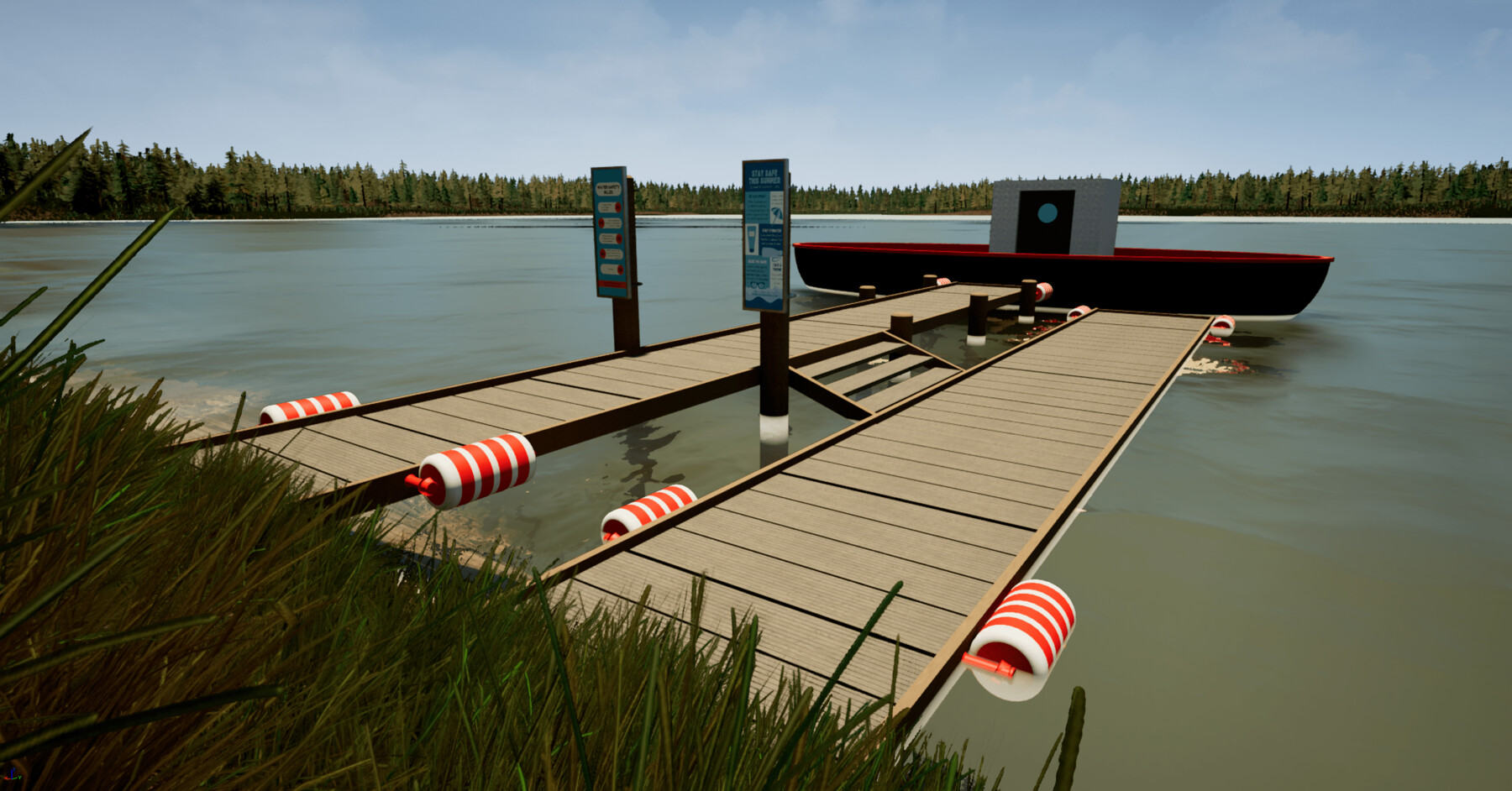 ArtStation - Modular Mooring / Pier for Boats | Game Assets