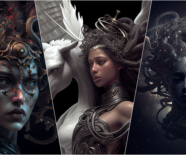 ArtStation - Medusa Reference Pack | Artworks