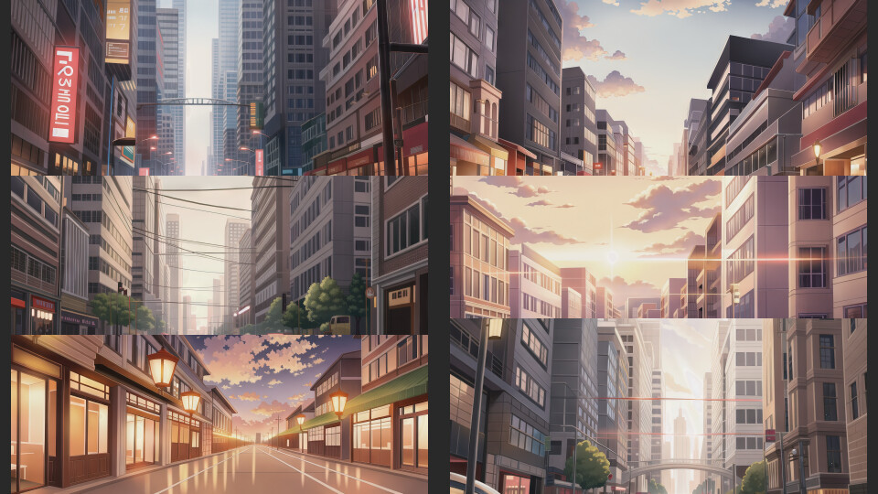 ArtStation - 100 arts - A City Street - Concept Reference Pack Vol.01 ...