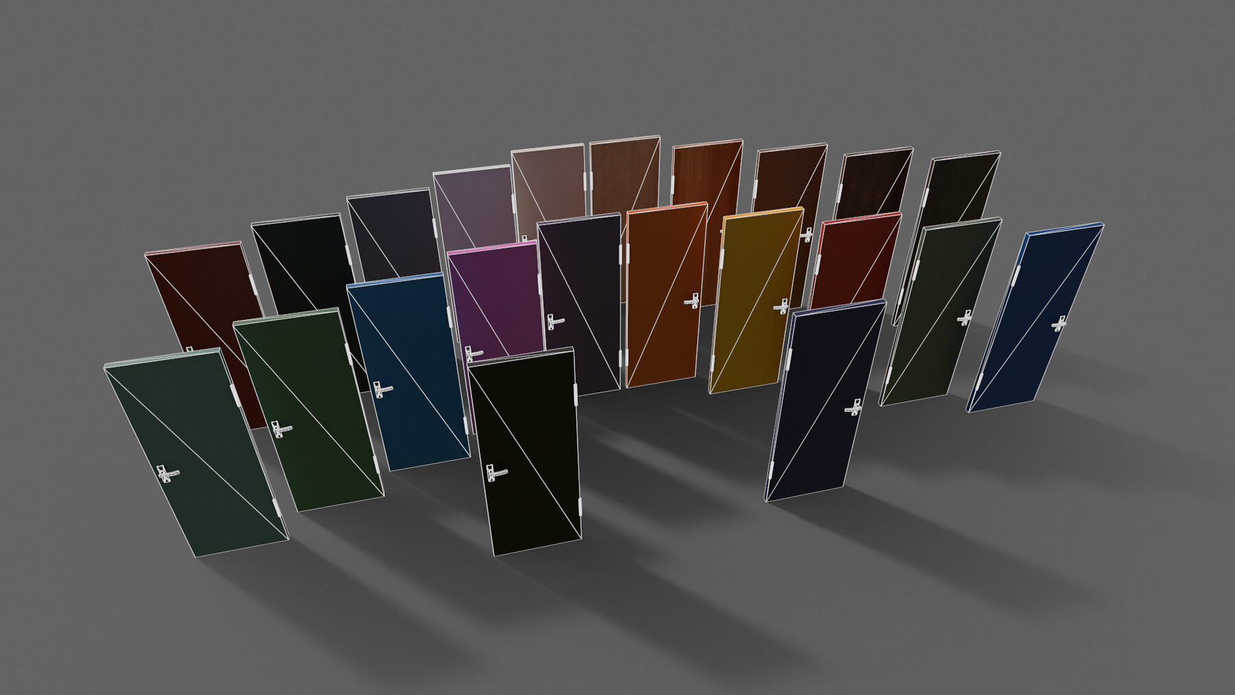 ArtStation - PBR Wood Door B1 | Game Assets