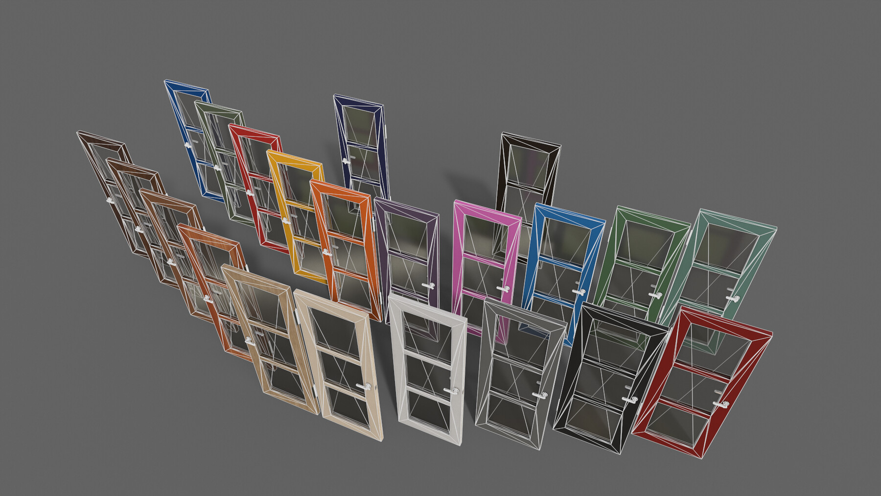 ArtStation - PBR Wood Door C2 | Game Assets