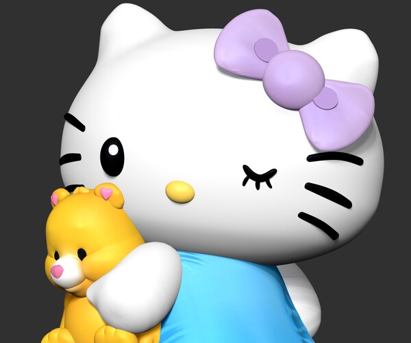 ArtStation - Good night Hello Kitty | Resources