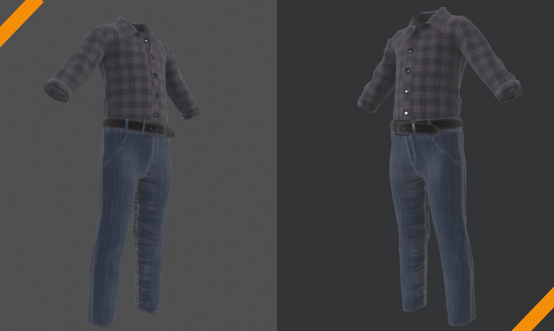 ArtStation - Boys clothes Low-poly | Game Assets
