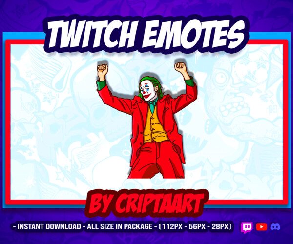 ArtStation - Twitch Emote / Emote Dance / Dancing / Joker / Emote ...