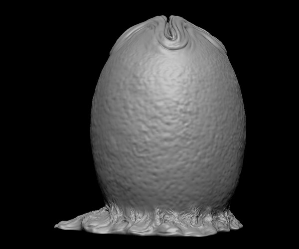 ArtStation - 3D PRINTABLE ALIEN EGG OVOMORPH 1979 WITH BASE | Resources