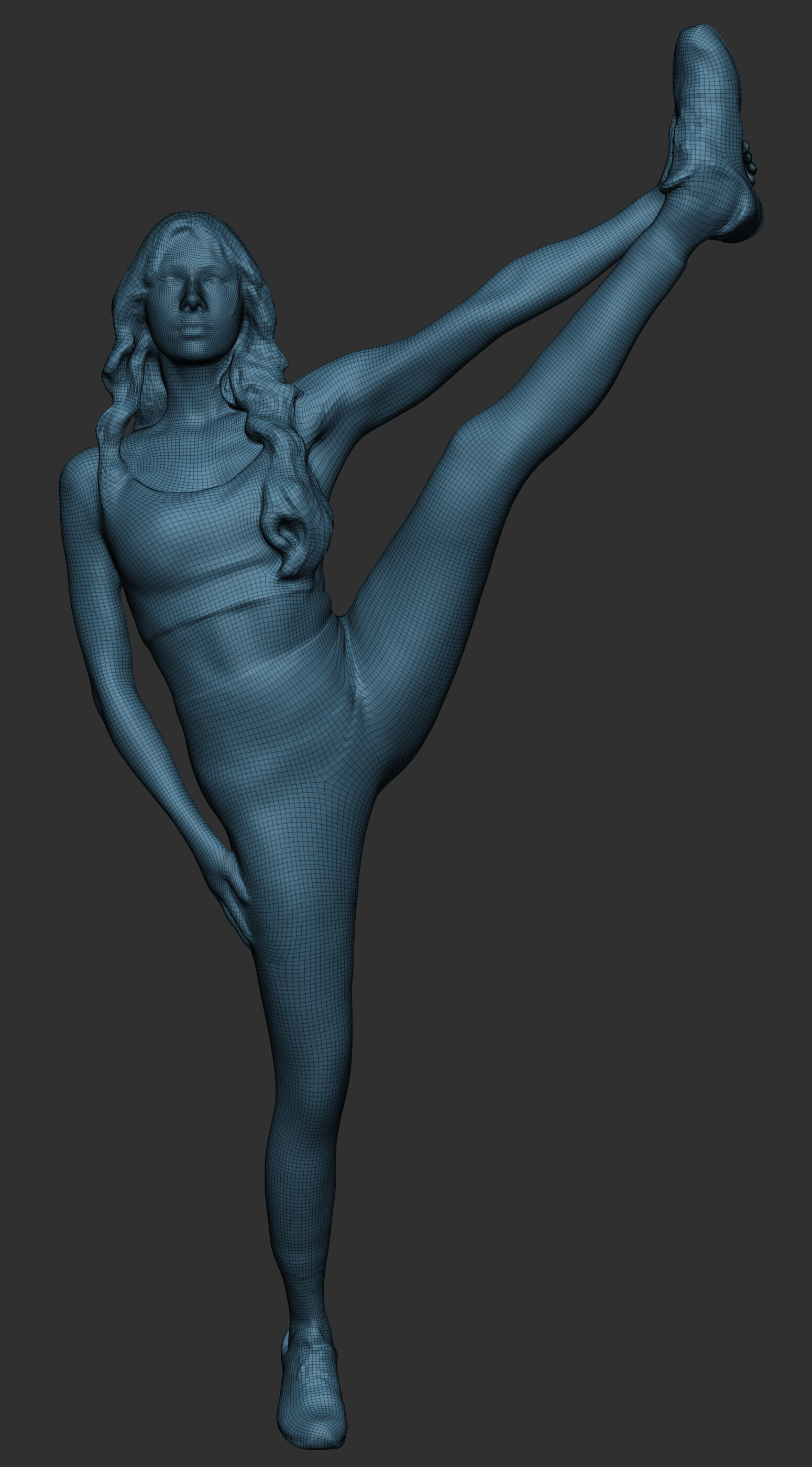 ArtStation - Beautiful woman doing gymnastics 379 | Game Assets