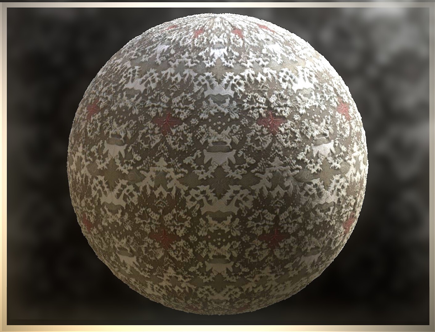 ArtStation - PBR Christmas Winter Cloth Fabric Seamless Material ...