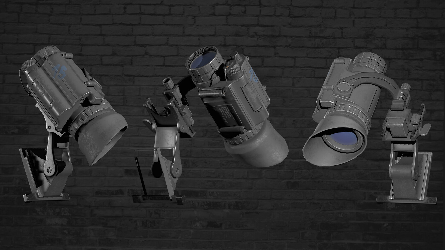 3DMA Studios - MILITARY Game Ready AN PVS 14 Night Vision Device Low ...