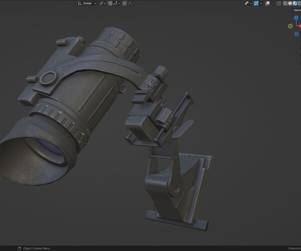 ArtStation - MILITARY Game Ready AN PVS 14 Night Vision Device Low-poly ...