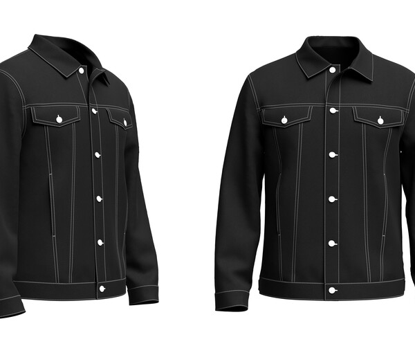 ArtStation - Denim Jacket 3d Model | Resources