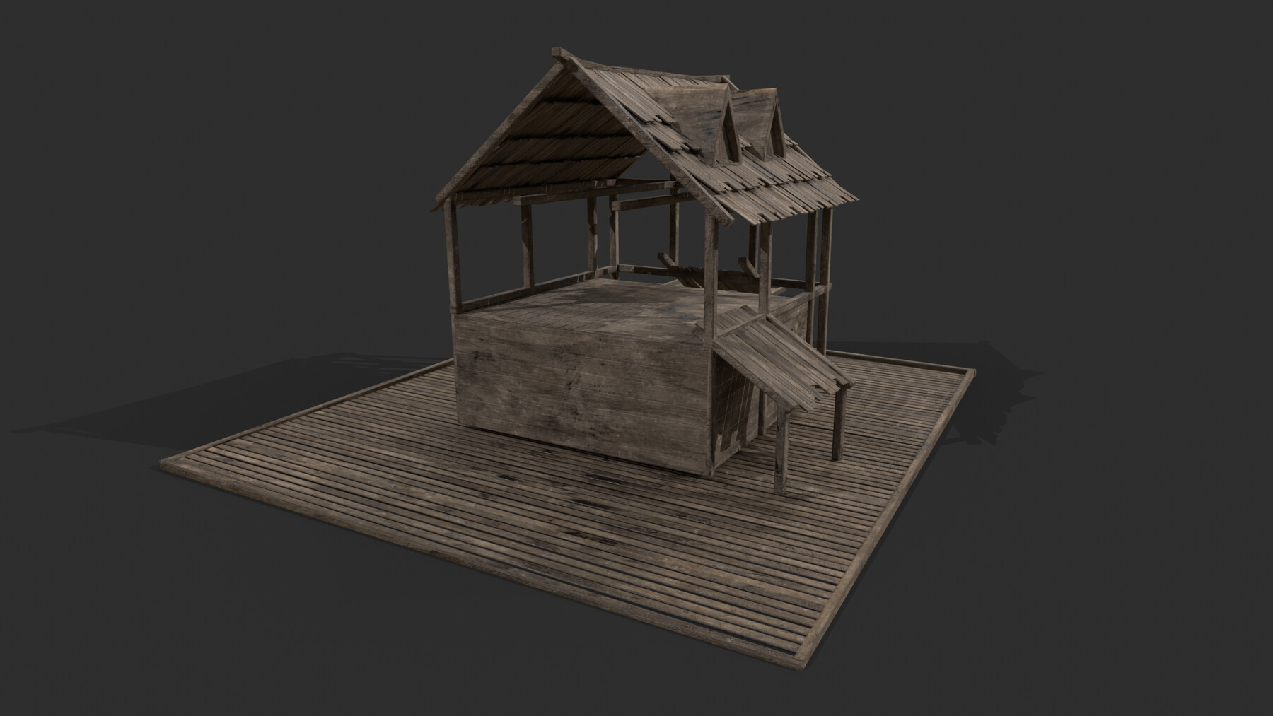 ArtStation - 3D Game House with PBR Texturing | Game Assets