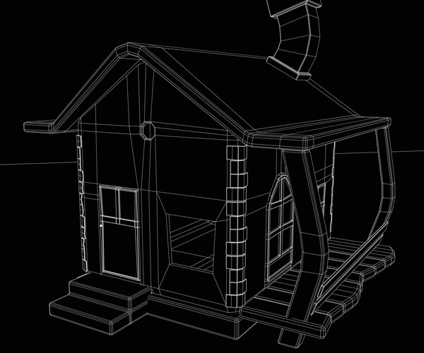 ArtStation - 3D Game House with PBR Texturing | Game Assets
