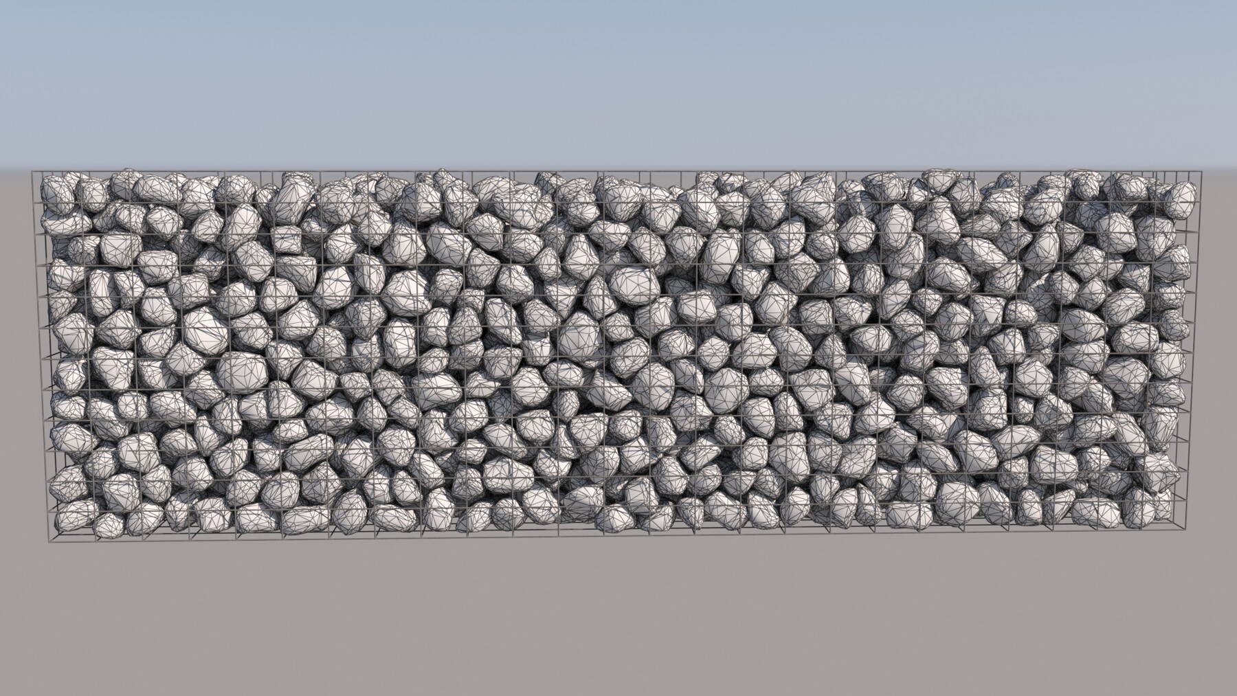 ArtStation - Gabion Wall | Game Assets