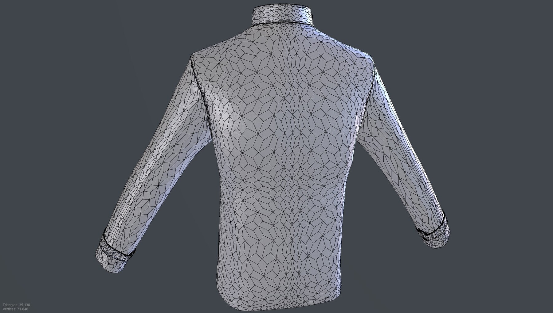 ArtStation - High Fashion Sci-Fi Jacket Low-poly | Game Assets