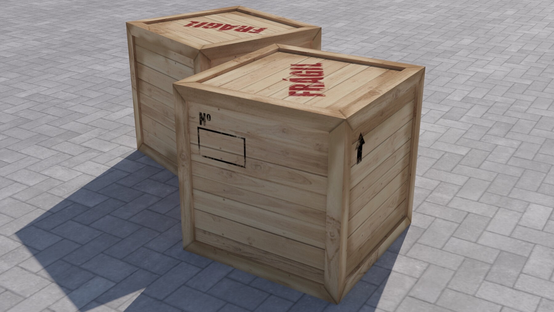 ArtStation - Wood Box | Game Assets