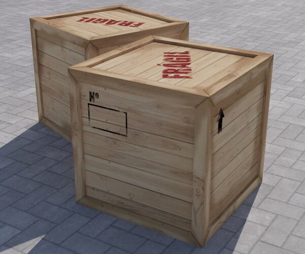 ArtStation - Wood Box | Game Assets