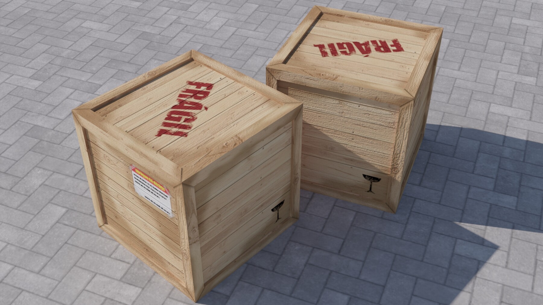 ArtStation - Wood Box | Game Assets