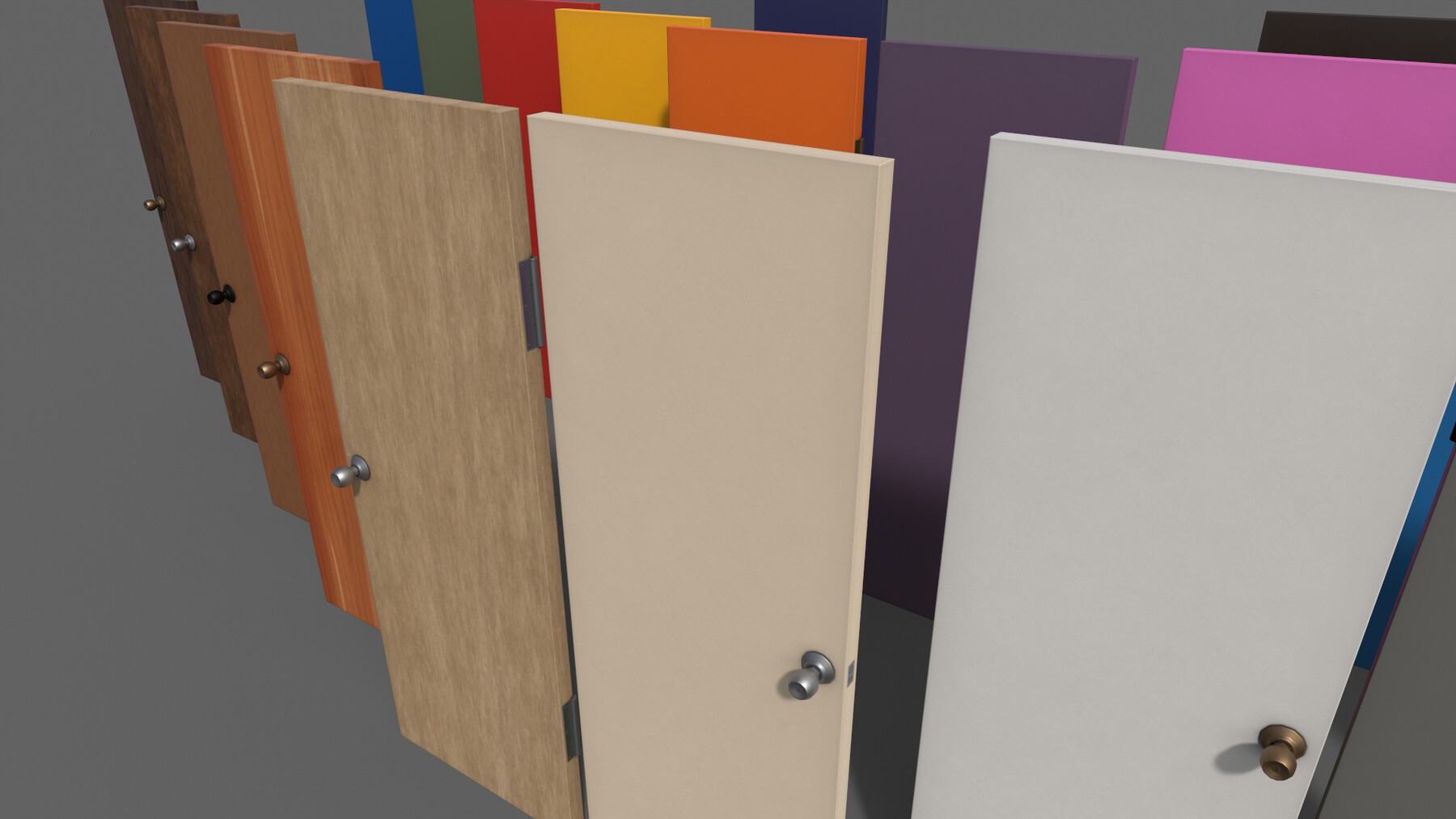 ArtStation - PBR Wood Door A | Game Assets