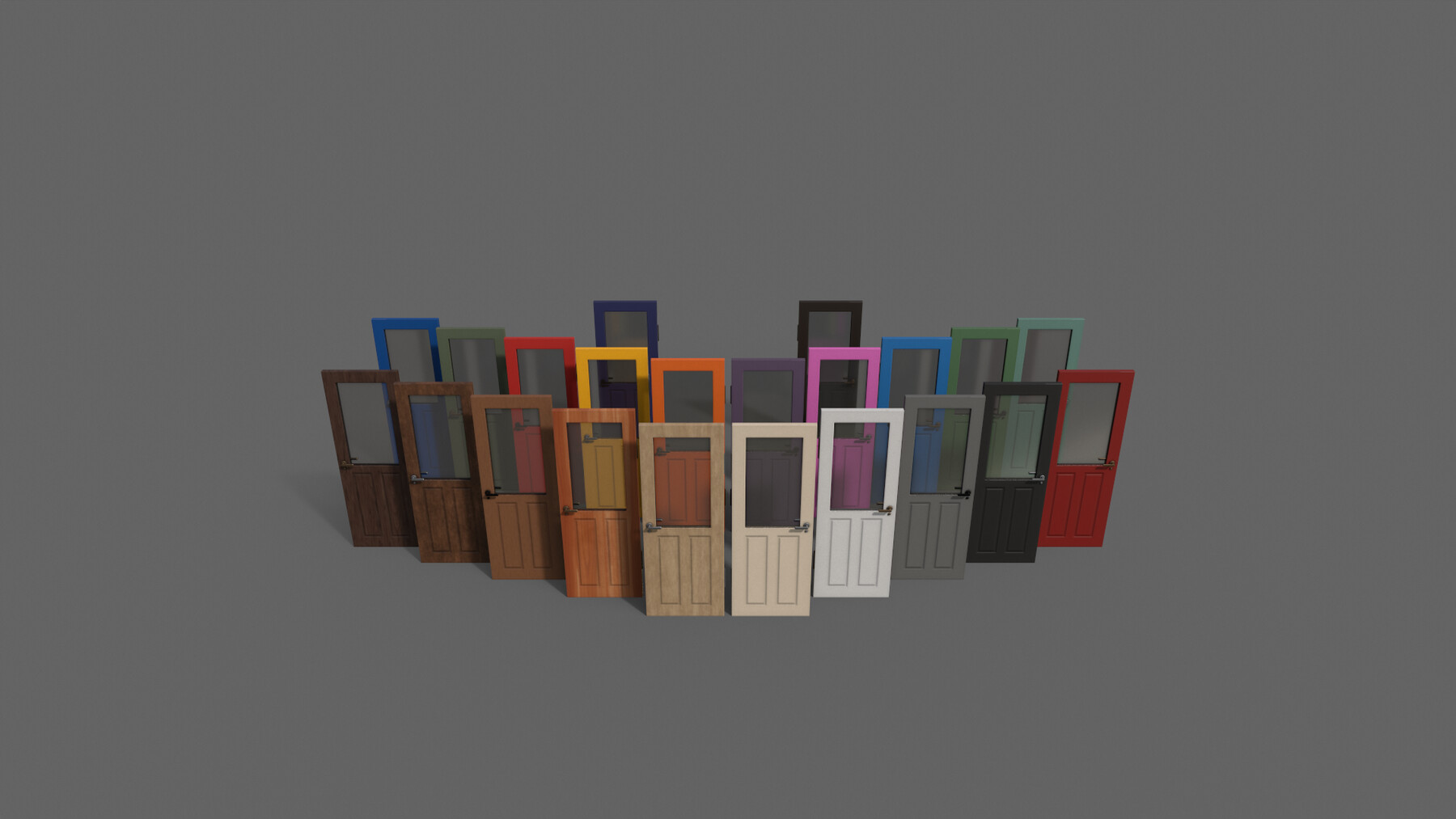 ArtStation - PBR Wood Door C | Game Assets