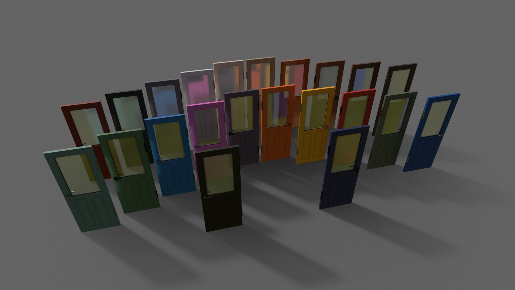 ArtStation - PBR Wood Door C | Game Assets