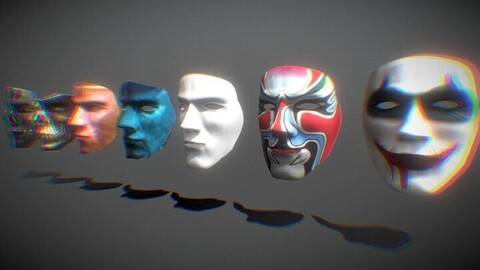 ArtStation - Masks | Game Assets
