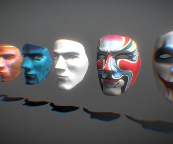 ArtStation - Masks | Game Assets