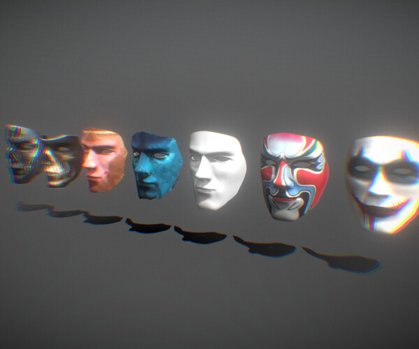 ArtStation - Masks | Game Assets