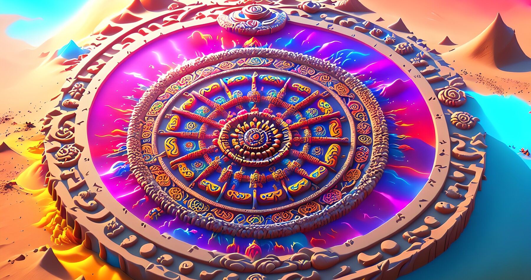 ArtStation - Tibetian Mandala made of sand.4K wallpapers (pack of 50 ...