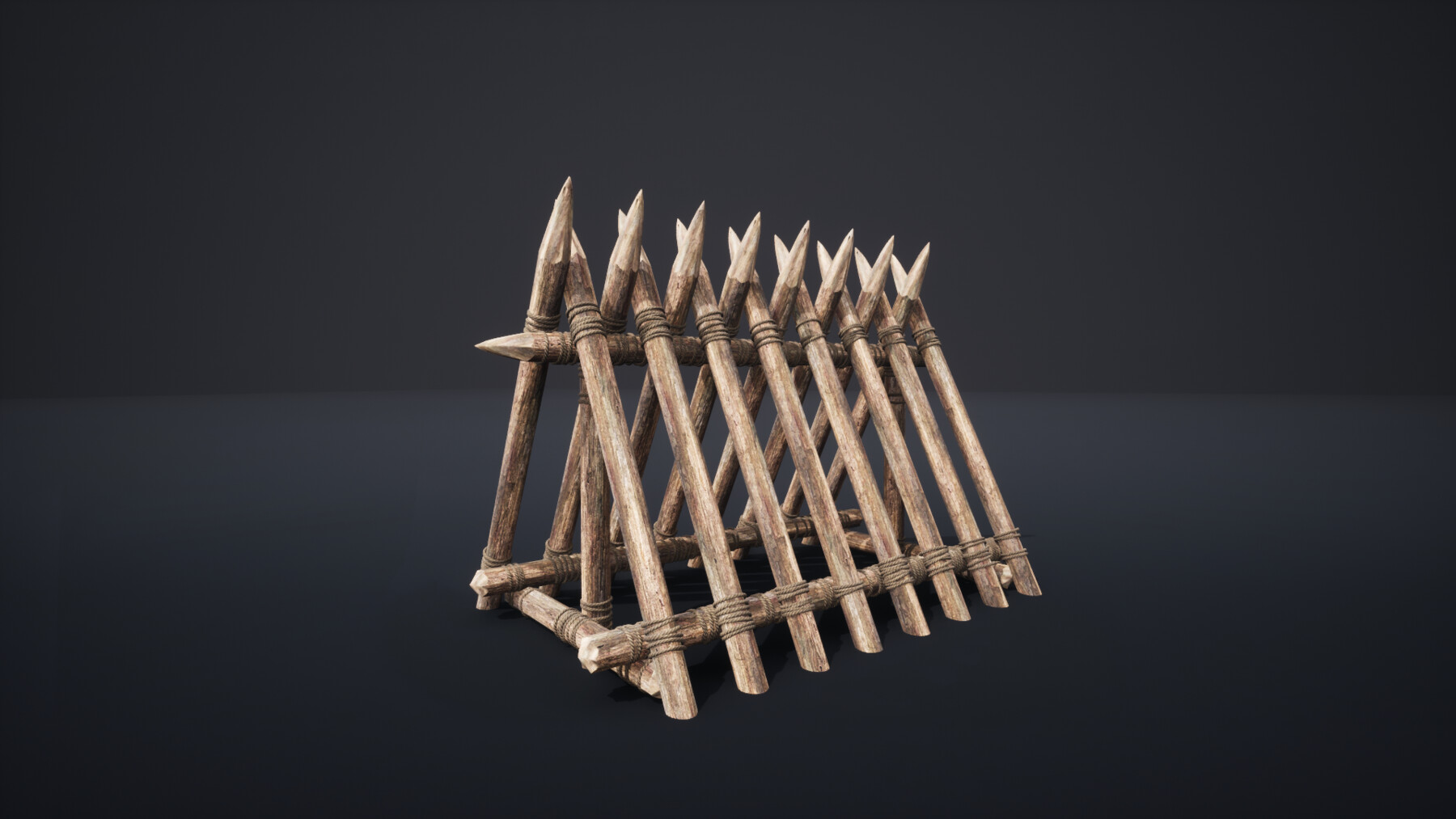 Enterables - PALISADE WALL BARRIER BARRICADE DAM WOODEN MEDIEVAL ...
