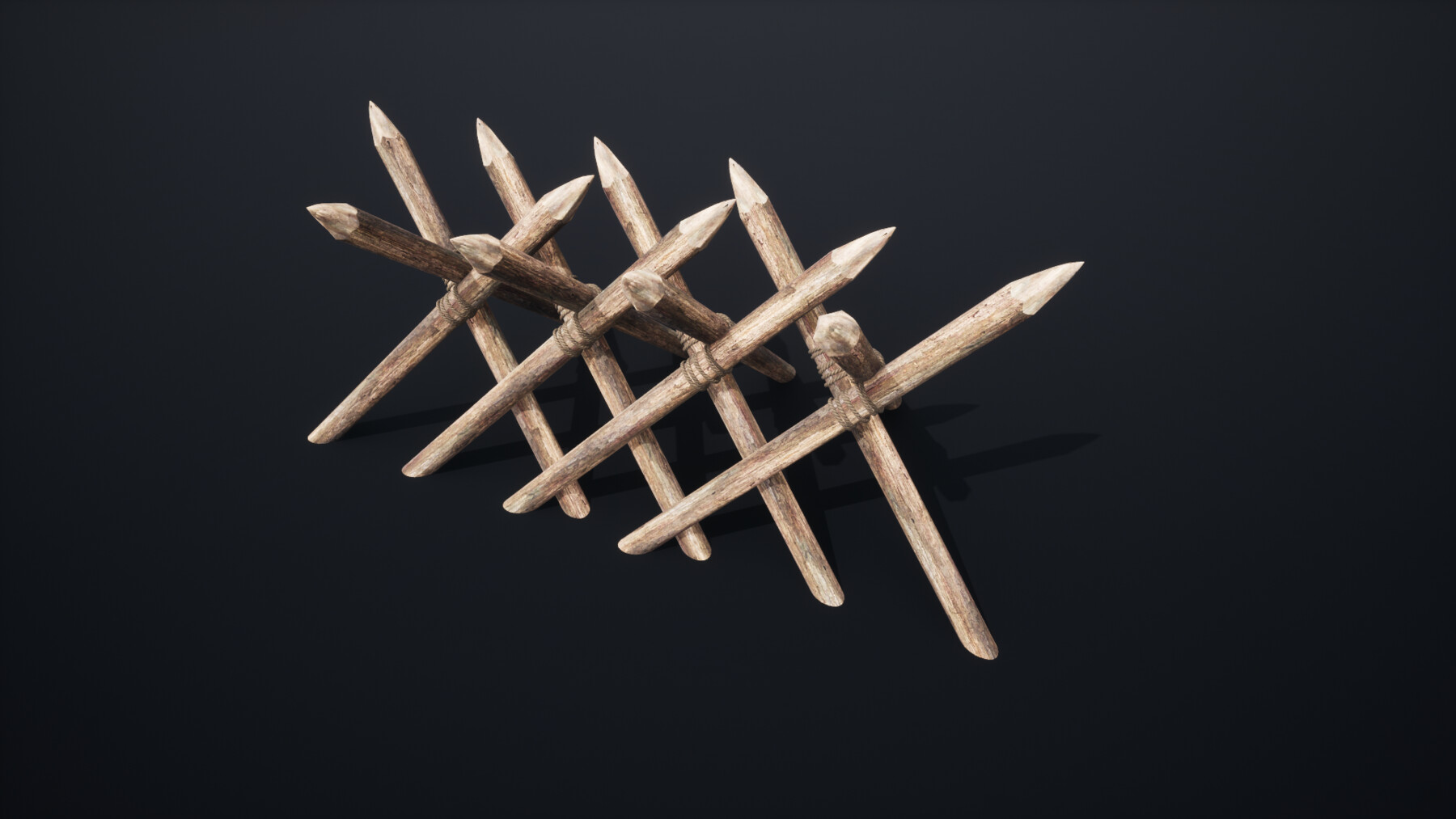 ArtStation - PALISADE BARRIER BARRICADE WALL DAM MEDIEVAL WOODEN ...