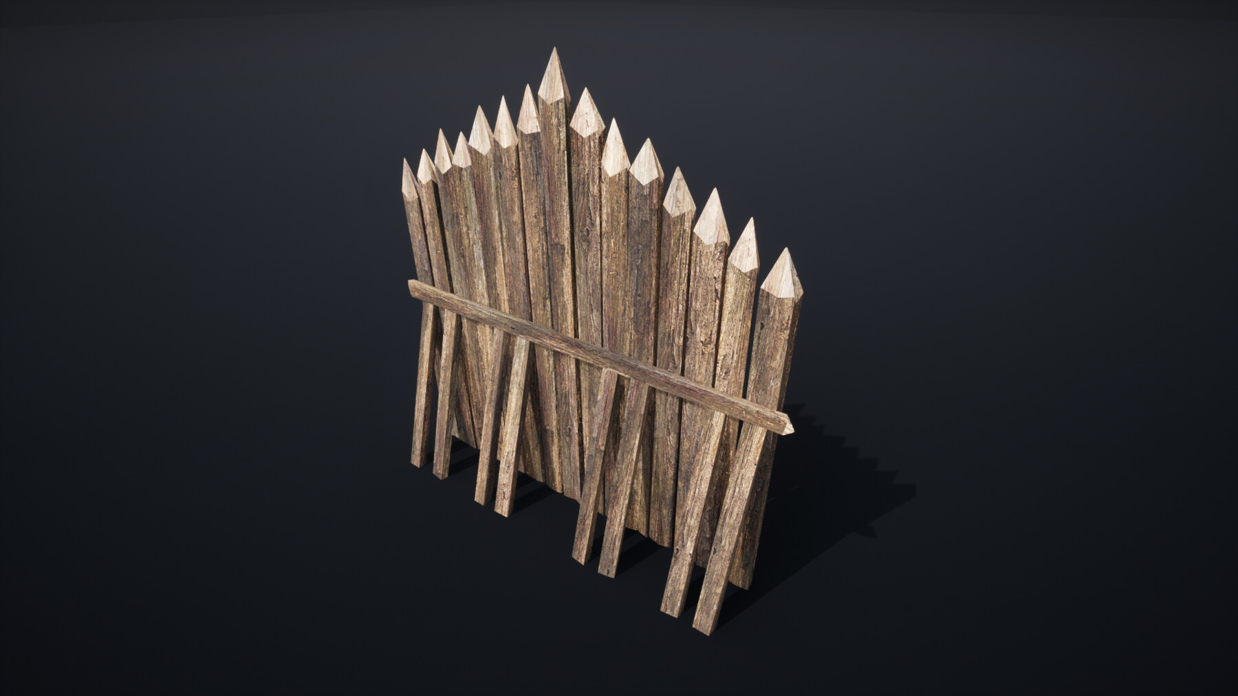 ArtStation - PALISADE BARRIER BARRICADE DAM WOODEN WALL MEDIEVAL ...